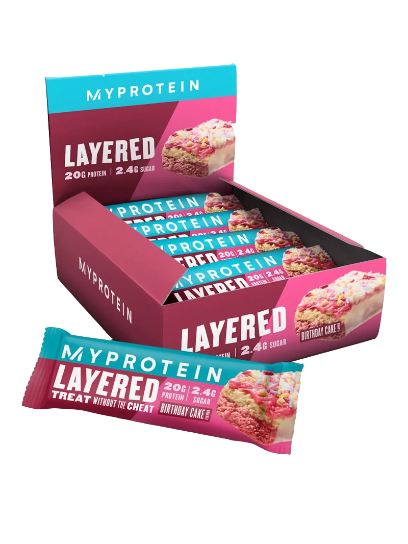 Myprotein Layered Protein Bar 12 x 60g Bars