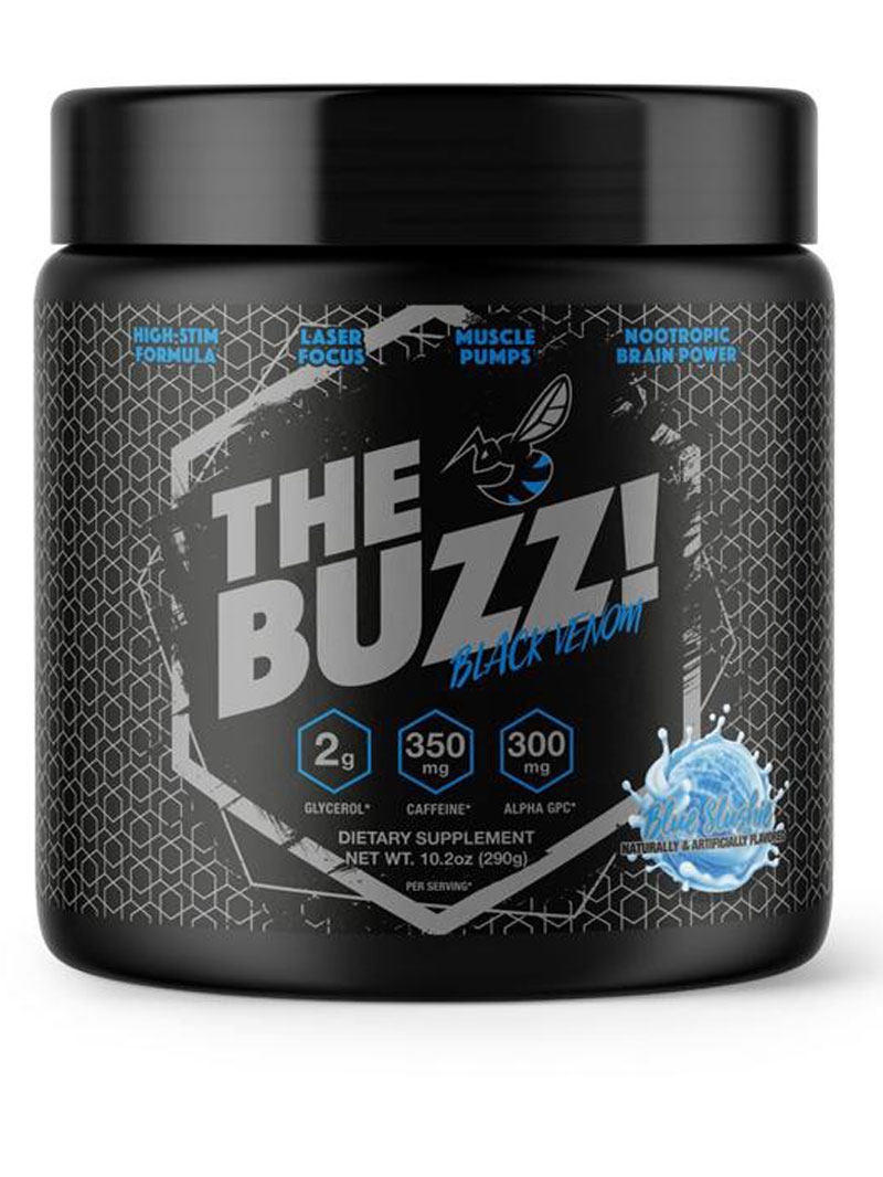 The Buzz Black Venom - Pre Workout - 290g - Trade Prices